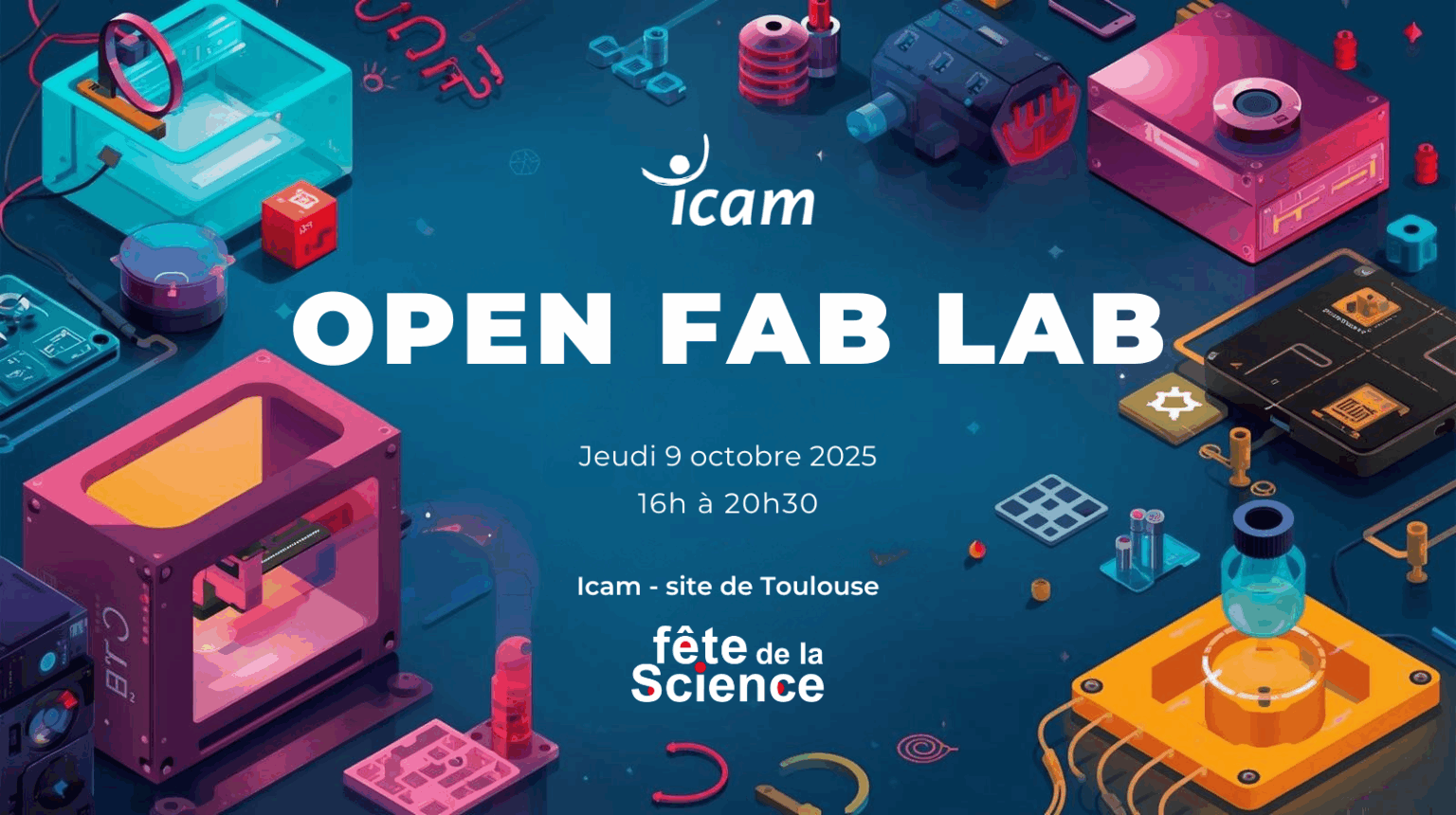 Open FabLab : Découverte & Réparation – Un après-midi créatif et solidaire à l’Icam Toulouse ...